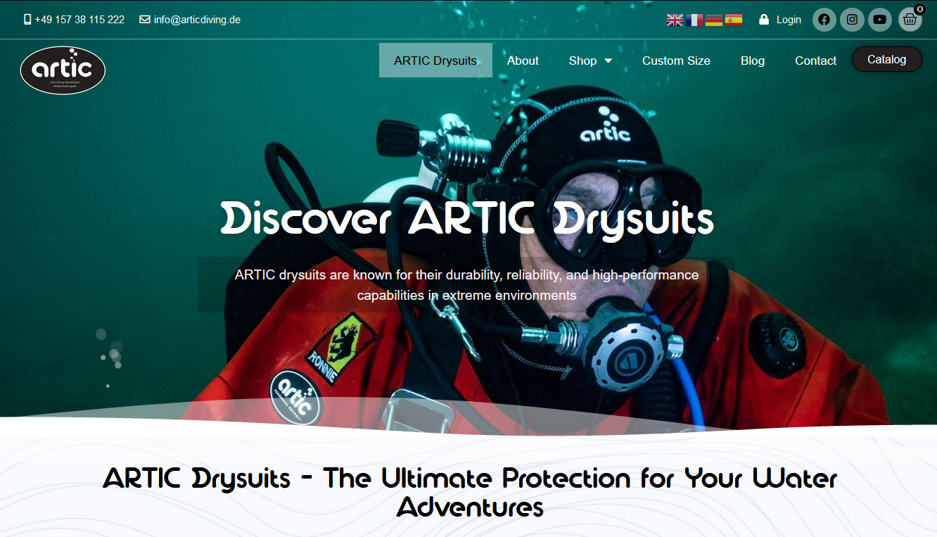 Dive into the Majestic Depths with ArticDiving.de: Your Gateway to Extraordinary Underwater ...